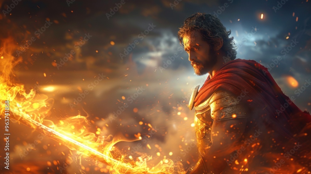 Ares, god of war in greek and roman mythology, embodying combat and ...