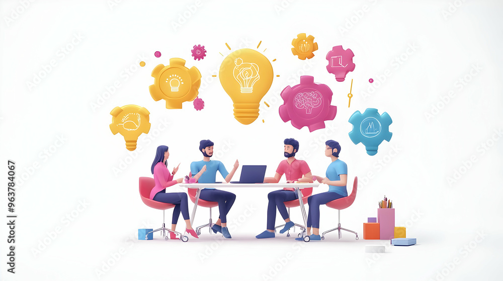 3D AI-Driven Creative Brainstorming Session: Exploring Innovative Ideas ...