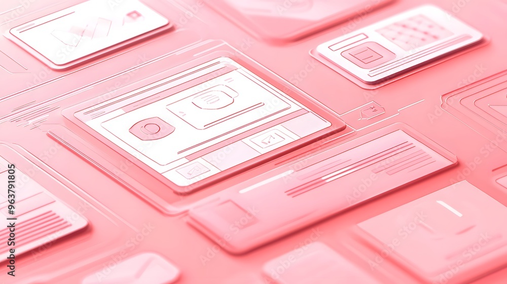 User experience (UX) design visualized as a smooth, seamless interface ...