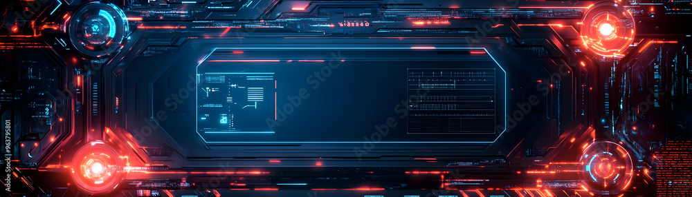 AI Powered Human Machine Interface Frame Concept: A Modern Border ...