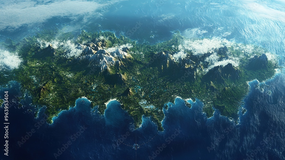 Detailed World Map with Country Borders and Major Cities. A ...