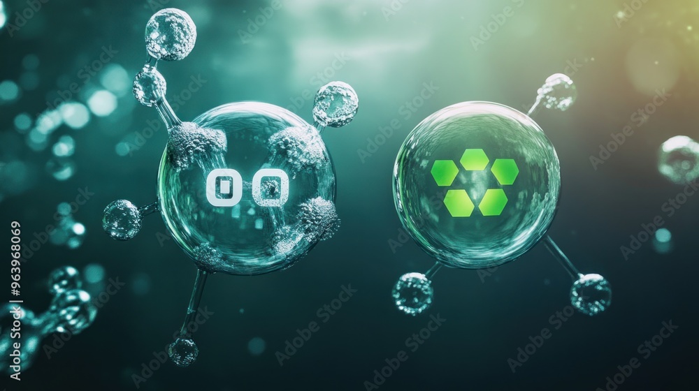 A visual comparison of traditional hydrogen vs. green hydrogen ...