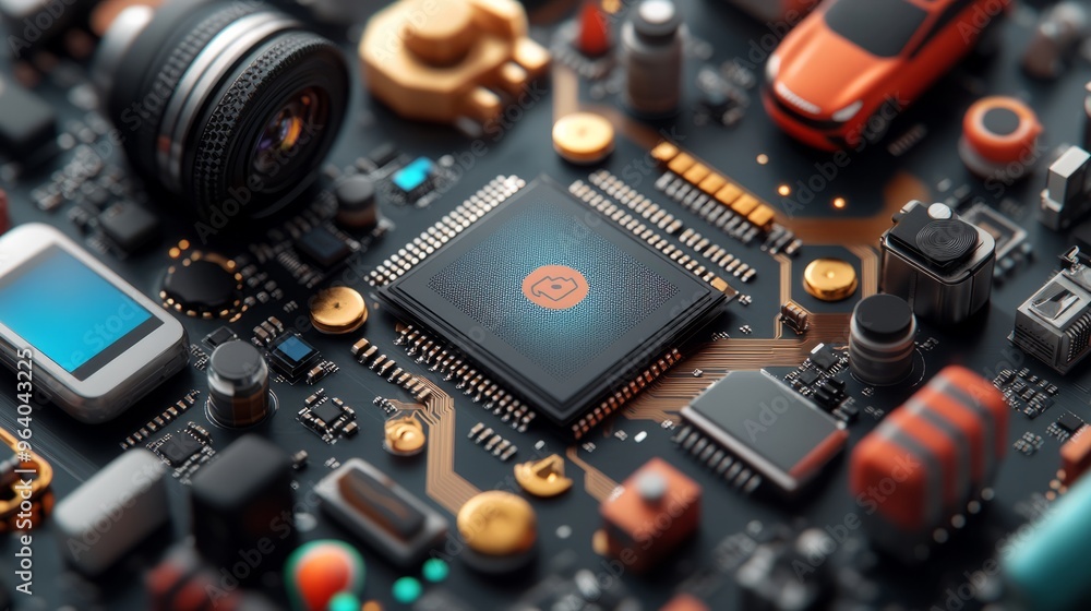 Developing processing chip technology to have the ability to connect to ...