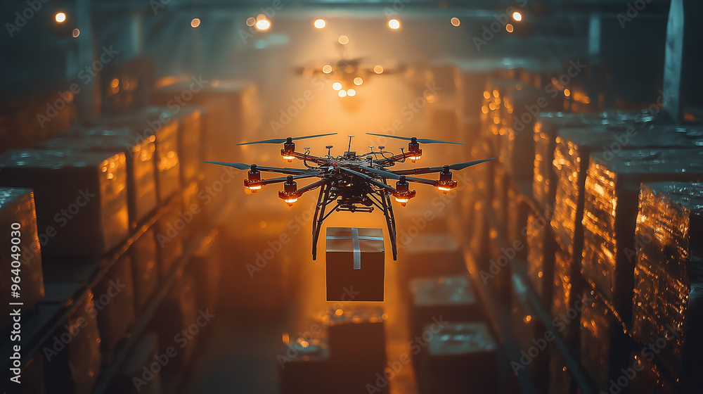 Payload management in drone delivery logistics, visualizing how ...