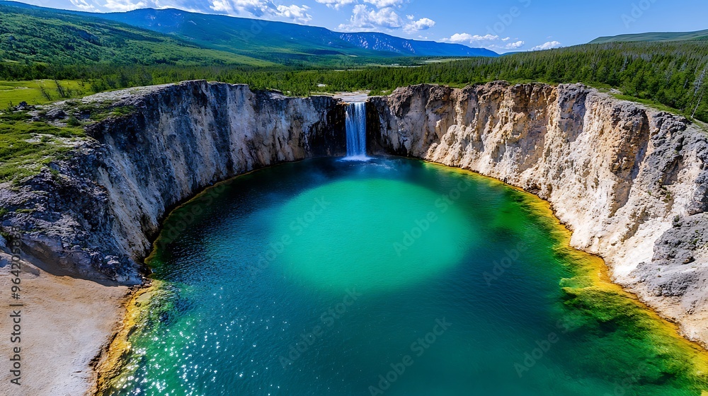 Explore Yellowstone National Park in the USA, home to geothermal ...