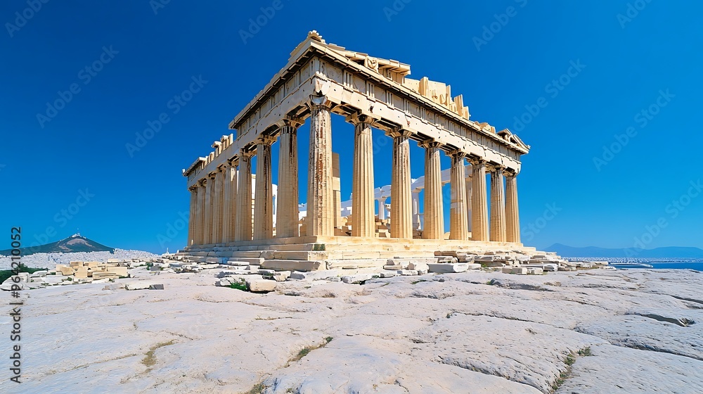 Visit the Parthenon in Athens, Greece, an ancient temple dedicated to the goddess Athena ...
