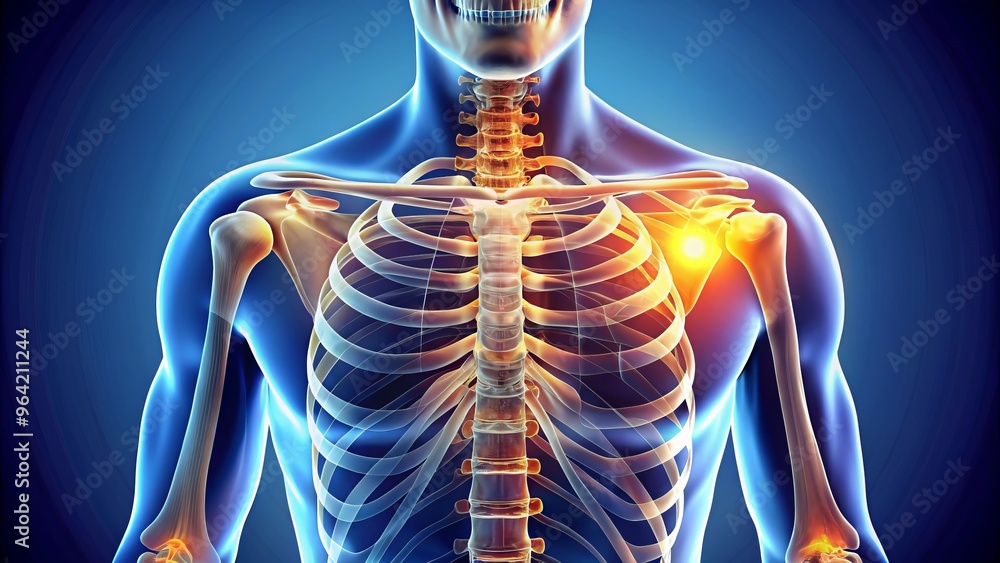 "Anatomically correct illustration of normal healthy shoulder x-rays ...