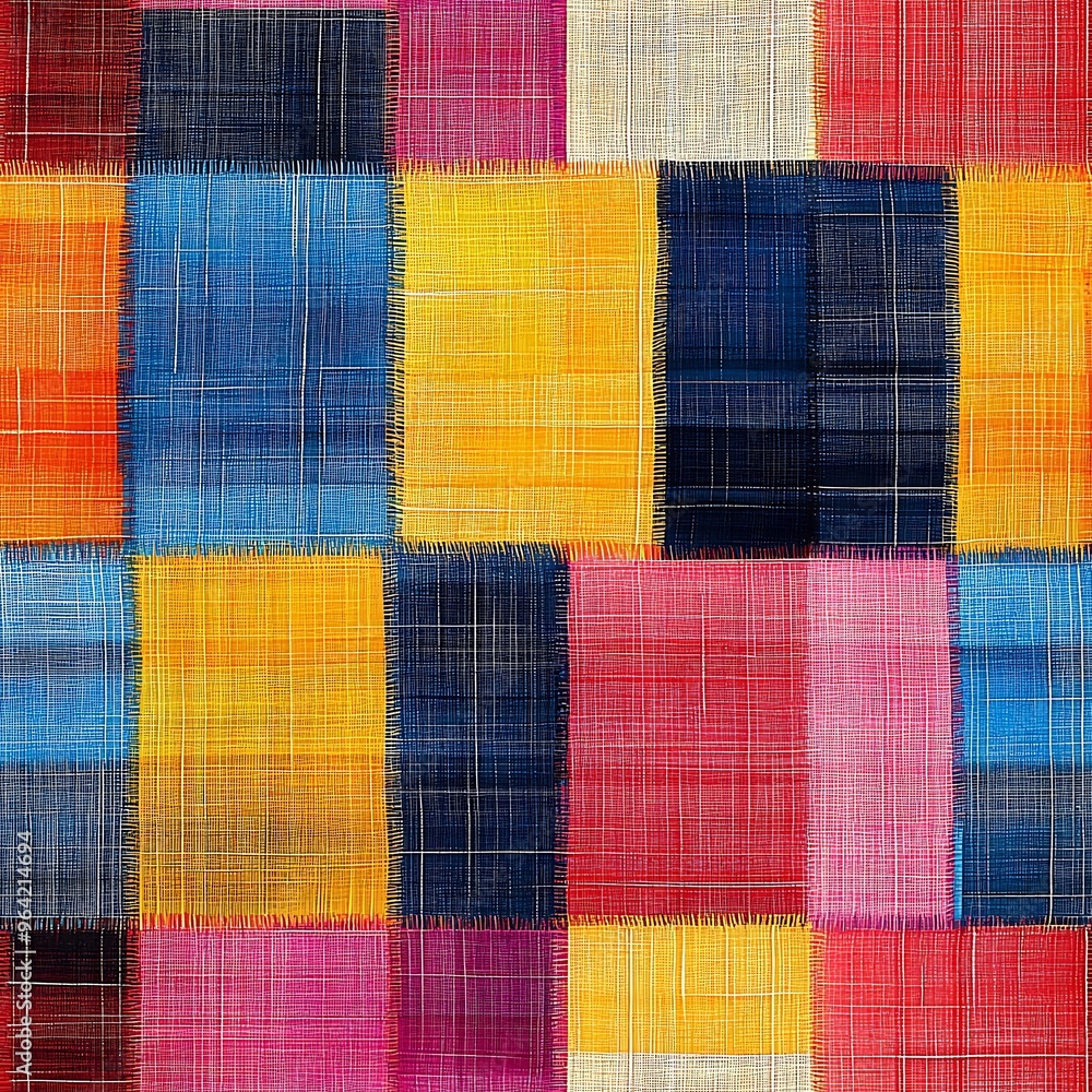 Bajan Madras Pattern - A bright and colorful fabric pattern used in the ...
