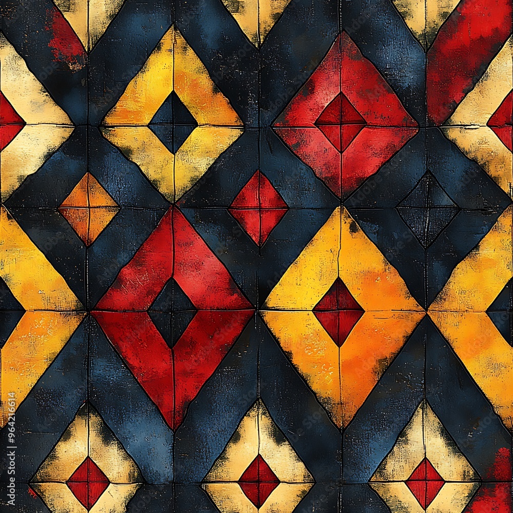 Pampa Pattern - A woven fabric pattern used by indigenous people ...