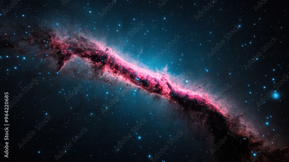 A photograph of a star cluster within the Milky Way, highlighting the ...