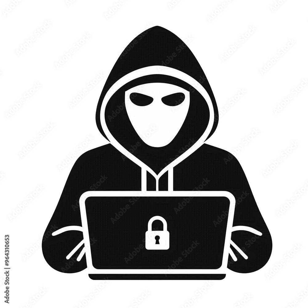 hacker with laptop computer emoji 3d smiley face smile isolated on ...