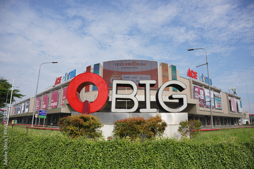 Tangerang, Indonesia - ‎November ‎26, ‎2023: The logo of the QBIG Mall ...