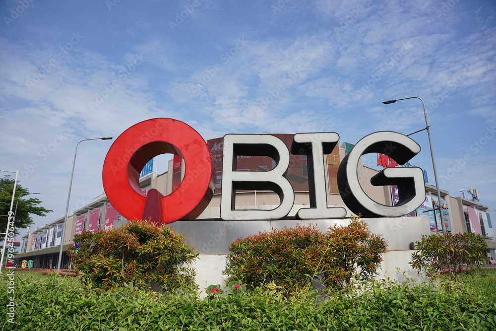 Tangerang, Indonesia - ‎November ‎26, ‎2023: The logo of the QBIG Mall ...