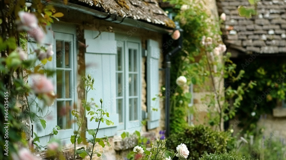 Cottage garden decor and landscape design, outdoor furniture and ...