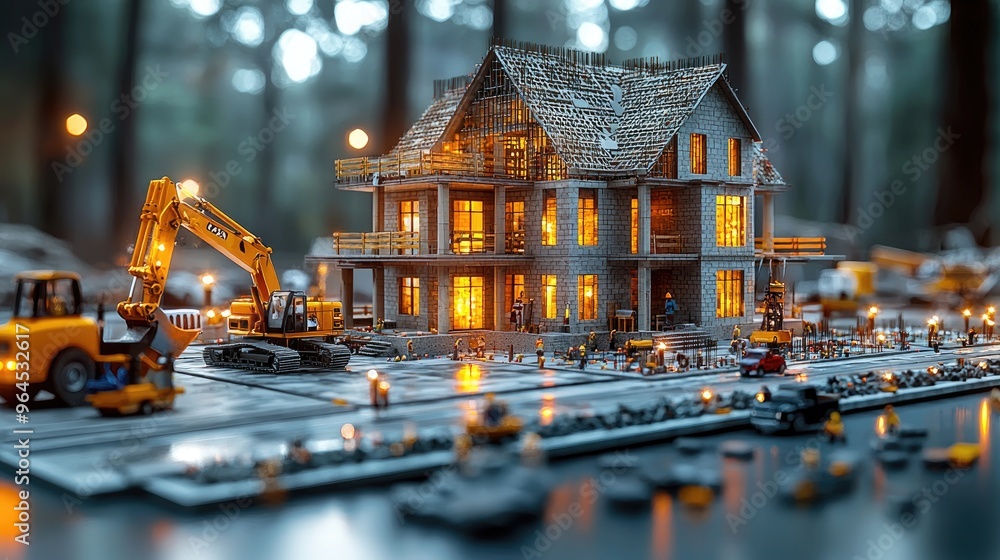 multi-floor residential building housing project for under-construction ...