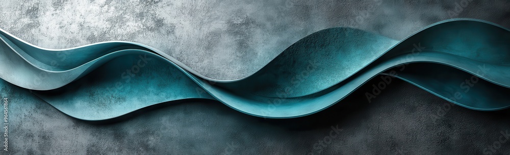Theme, backgroung, blue, a modern background using cool gray and deep teal, featuring abstract ...