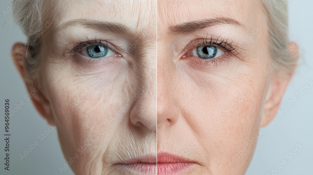 Symmetry in Aging of the Skin, Analyze how skin aging occurs ...