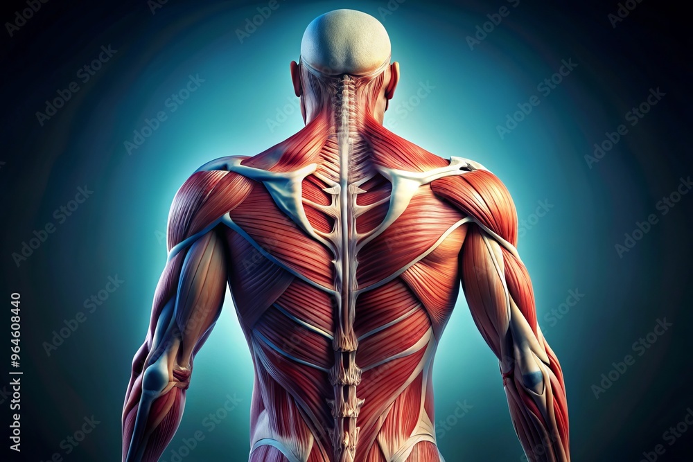 anatomy back muscles human body detailed diagrams muscle attachments ...