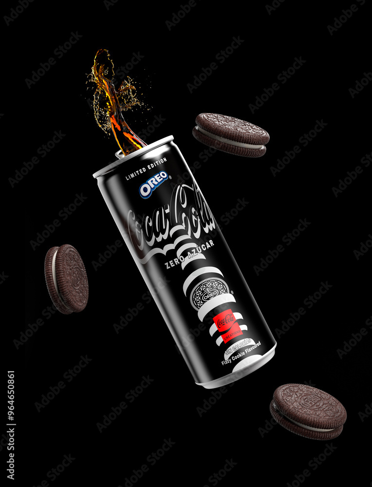 Malaga Spain - September 05, 2024: Coca-Cola OREO Zero Sugar Limited ...