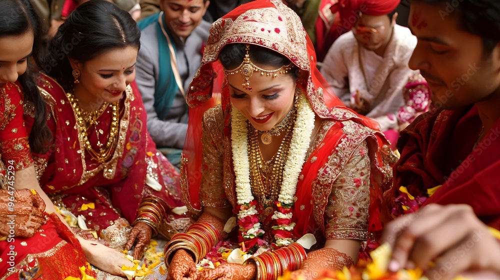 Traditional Nepalese Wedding Ceremony: A traditional wedding ceremony ...