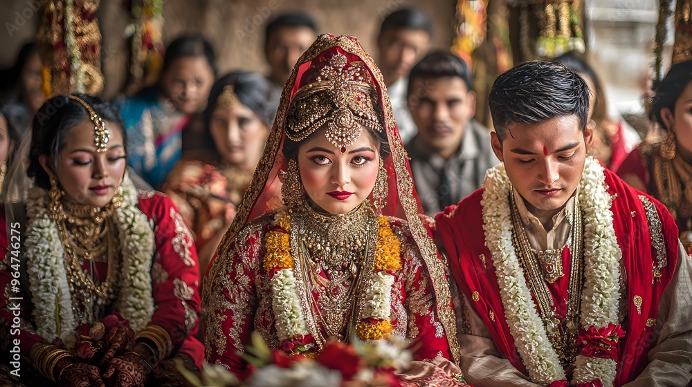 Traditional Nepalese Wedding Ceremony: A traditional wedding ceremony ...