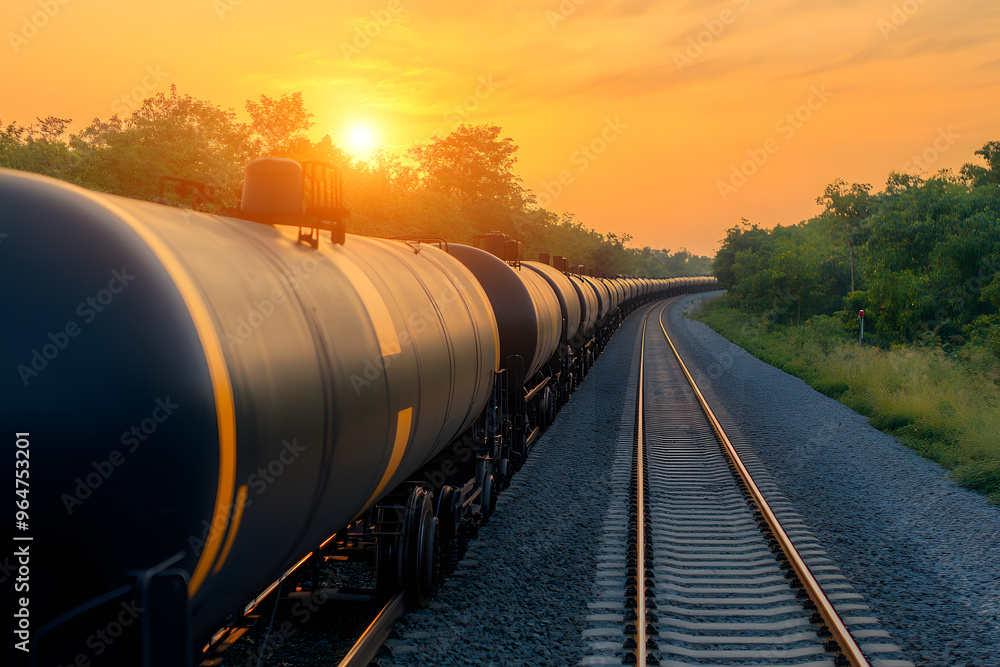 Crude Oil Tank Truck and Train | Large-Scale Petroleum Transport for ...