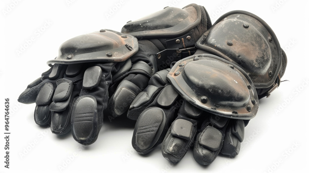 Riot Gloves: Protective gloves worn by bailiffs during riot control ...