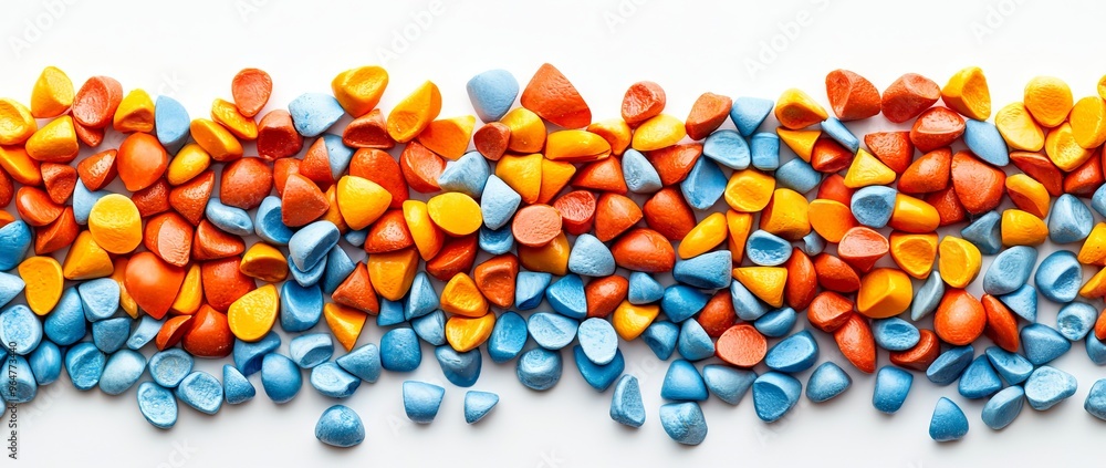 This visually compelling representation of flexible synthetic plastics ...