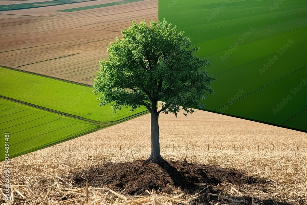 Resilient Tree Survives Climate Change in Green and Barren Landscapes ...