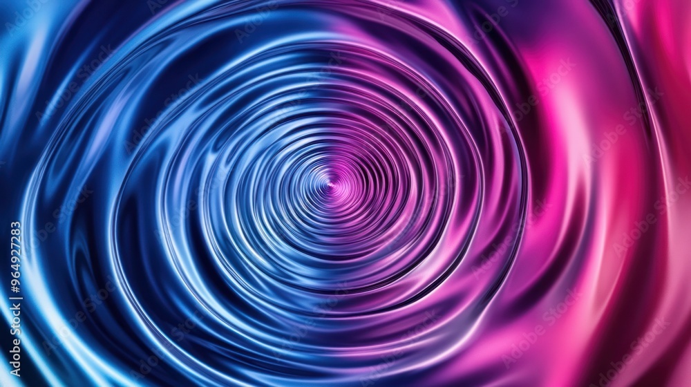 The colors blend smoothly from the center outwards, with the blues in ...