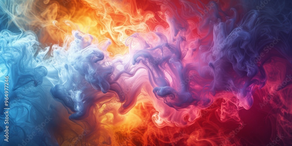 Artistic wallpaper celebrating liquid nitrogen with swirling patterns ...