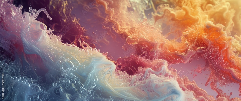Visually stunning wallpaper showcasing liquid nitrogen's beauty with ...
