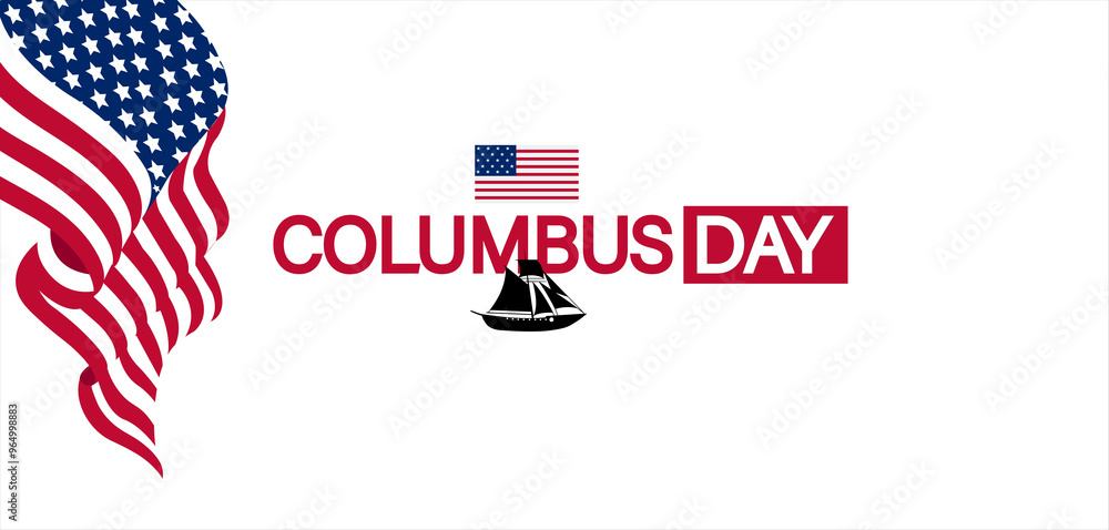 A visual representation of Columbus Day, highlighting the celebration ...