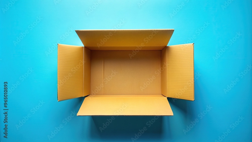 cardboard box, interior, filler, empty, framing, Simple yellow ...