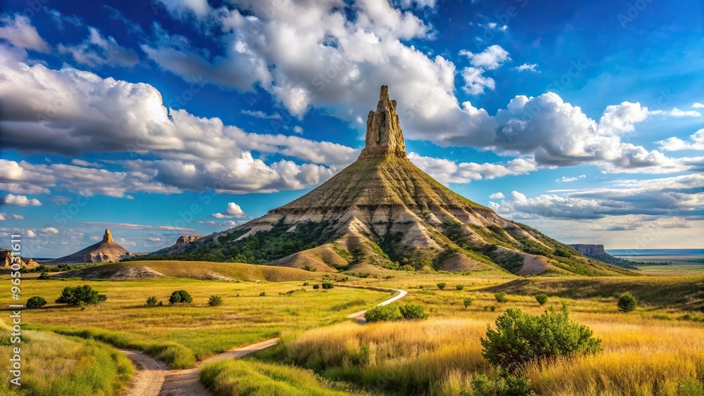 geological, outdoors, nature, A panoramic view of the iconic Chimney ...