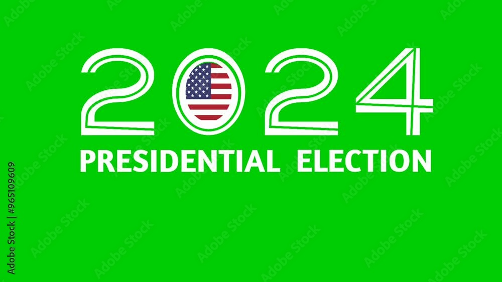 Video „American Presidential Election 2024 Animation motion graphics ...