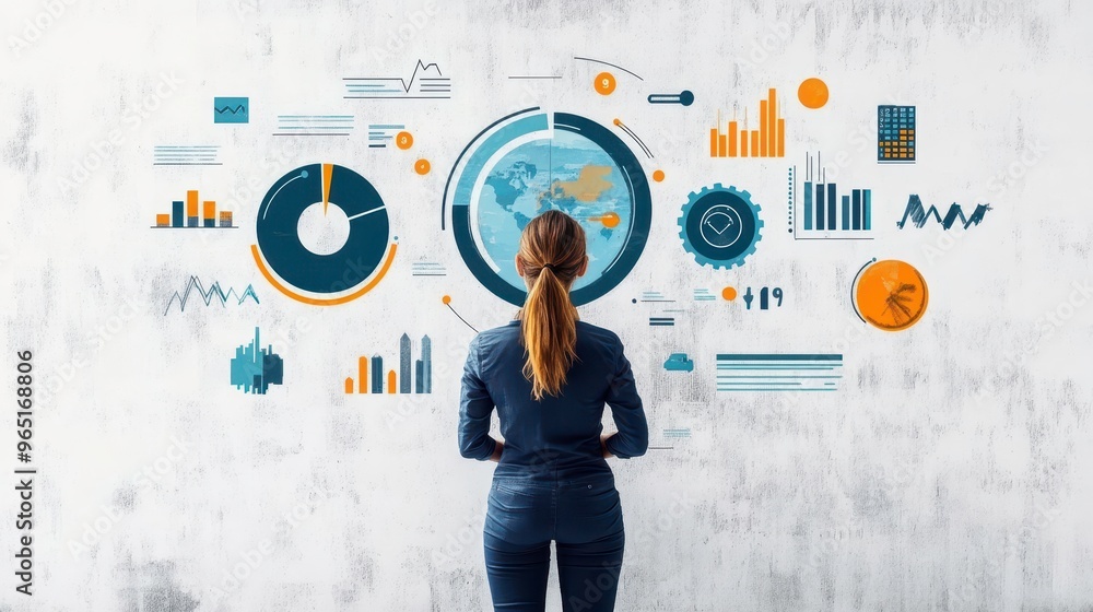 Business plan with vision and mission statements for company growth ...