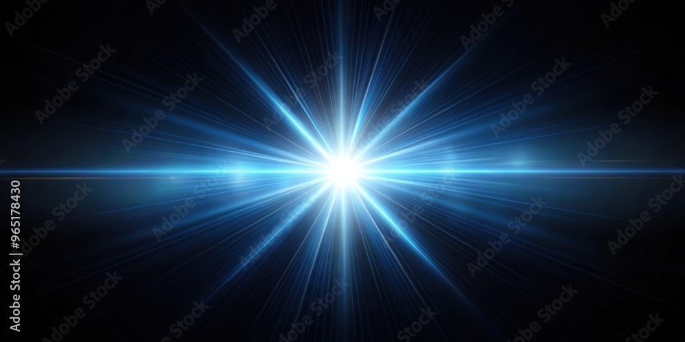 Bright camera flash creating a flare effect in a dark room, photography ...