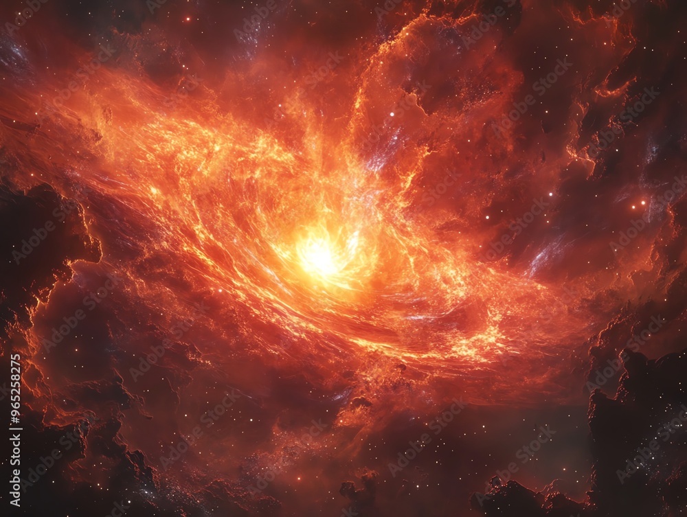 Red supergiant on the verge of a supernova, stars, stellar lifecycle ...