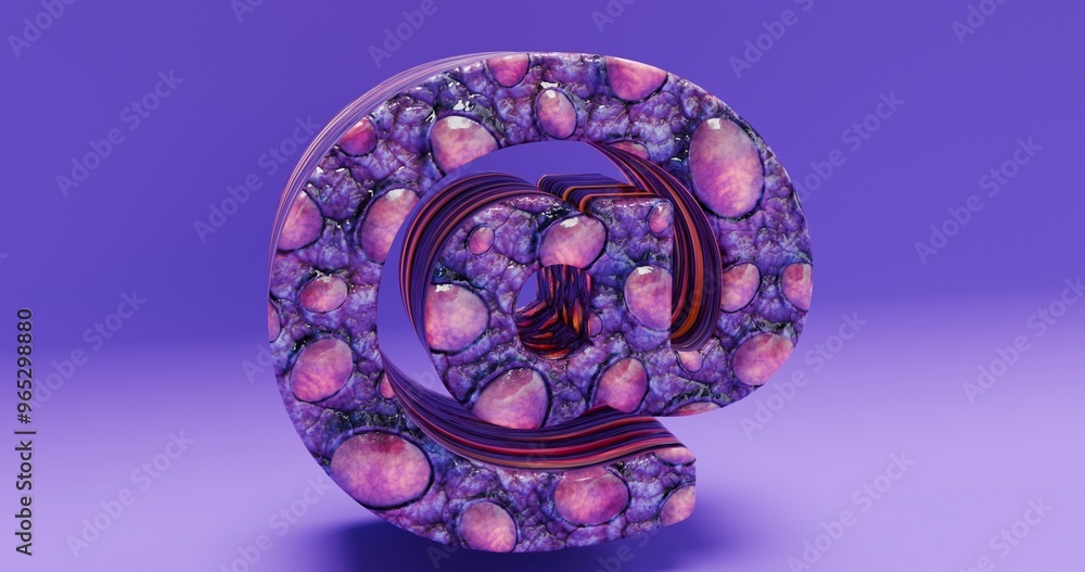 Numbers.Alien number five. 3 d numbers render alien set. Numbers dog ...