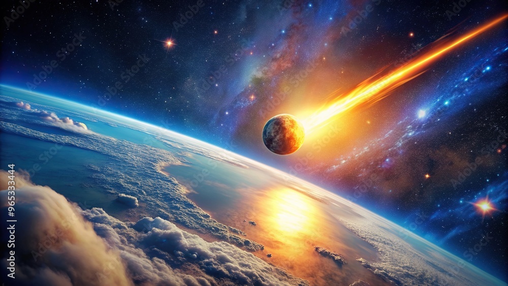 chaos, space, galaxy, astronomical, destruction, astrophysics, A stunning stock photo capturing ...