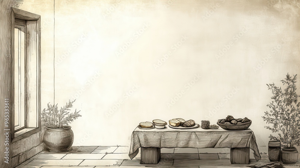 Exodus:The Passover,Plagues of Exodus: Passover Meal in Israelite Home ...