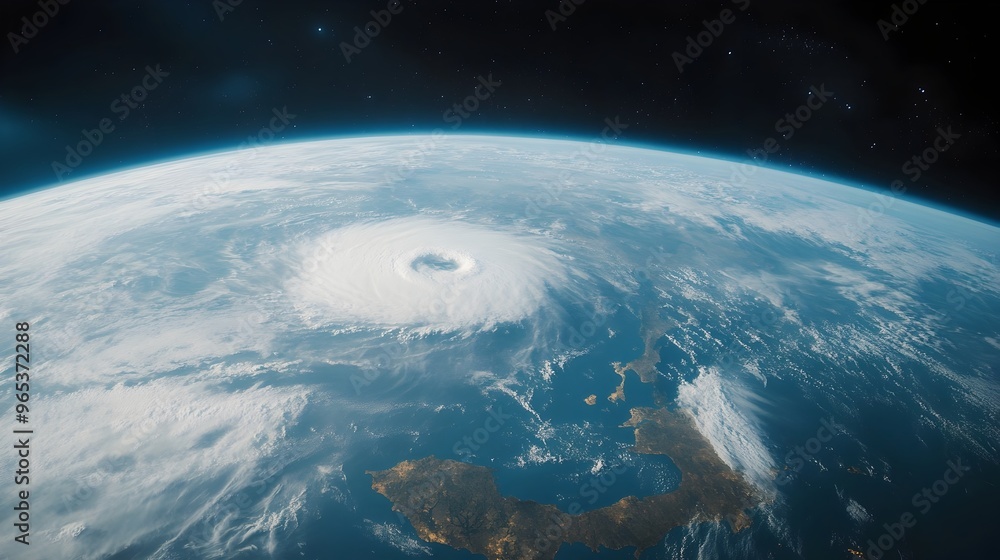 Global Satellite Image of Earth s Diverse Climate Zones and Weather ...