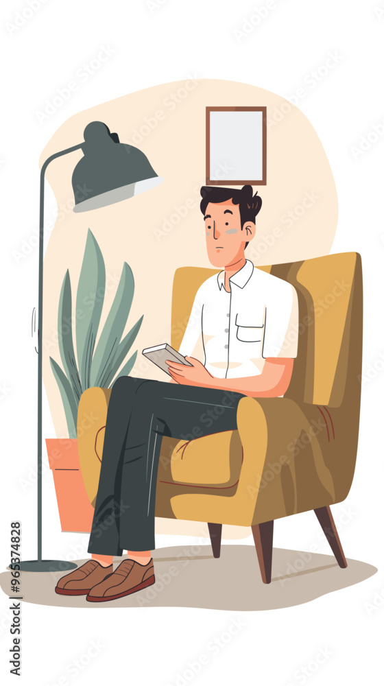 Psychologist Adjusting Stress Levels Using a Control Panel Metaphor for ...