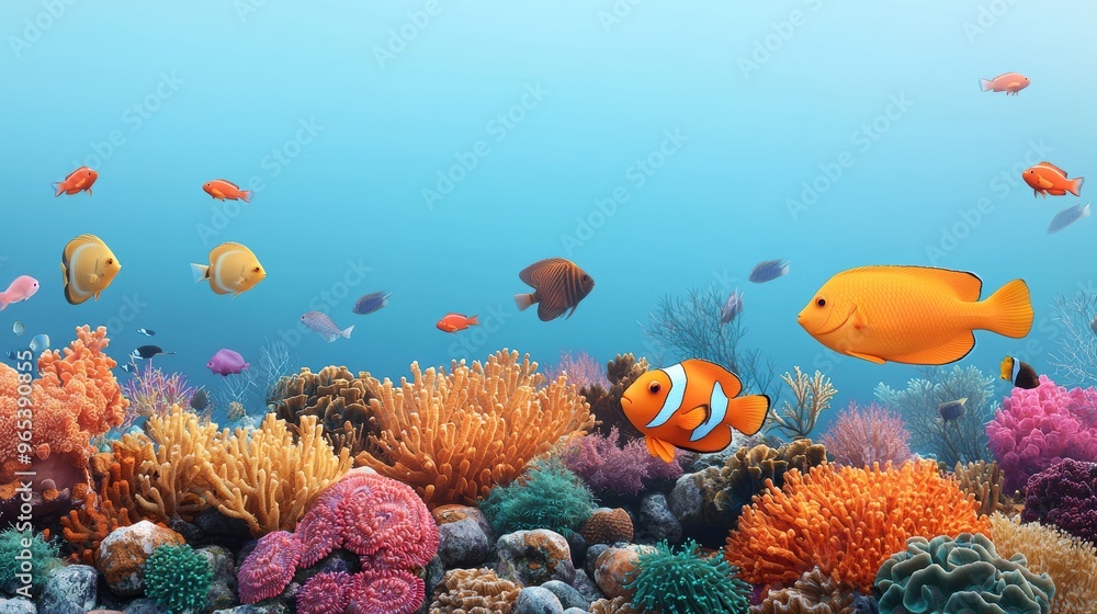 Immersive Underwater Wonderland: Stunning 3D Model of Coral Reefs and ...