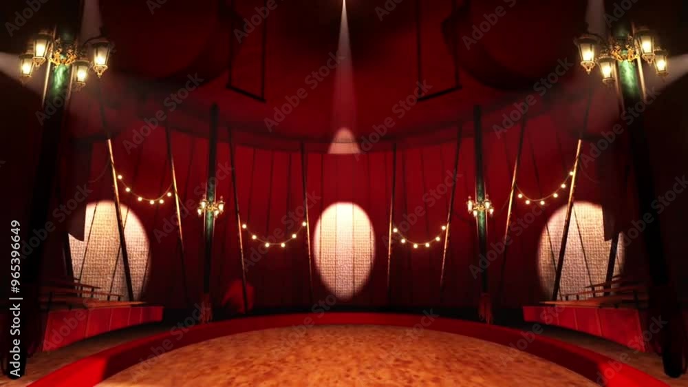 Dazzling stage background with lightning effect animation, dynamic and ...