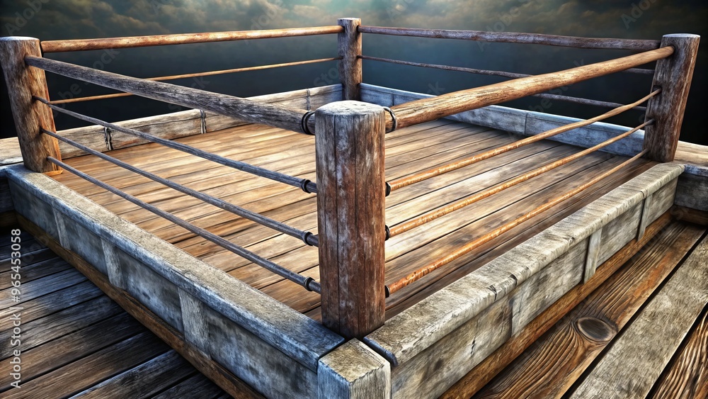 Cracked wooden slats, worn smooth by generations of sweat and toil ...