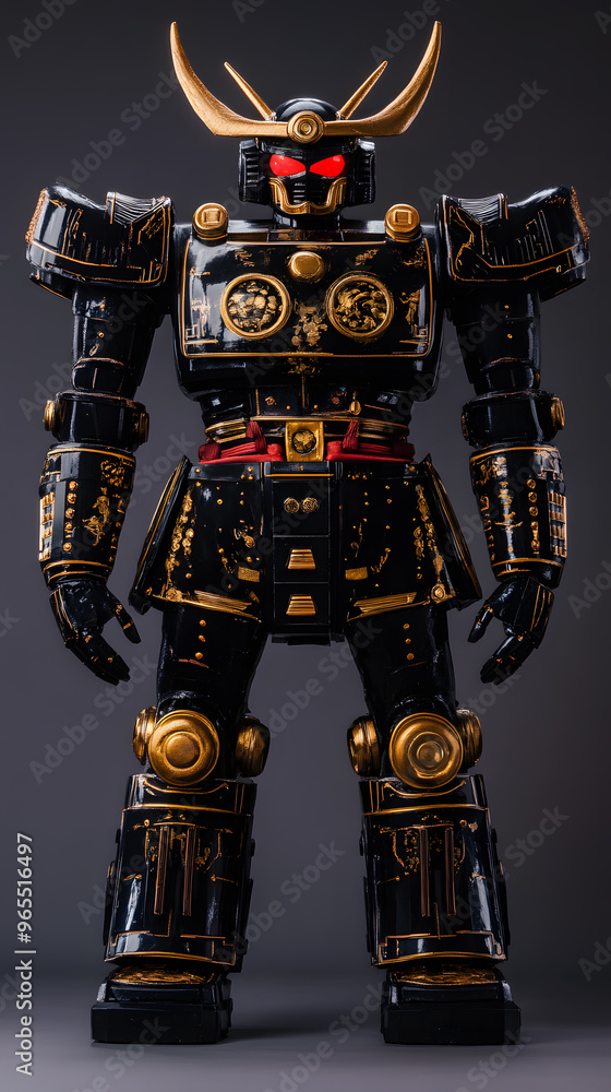 In the Japanese tokusatsu style of the Showa period, present the image ...