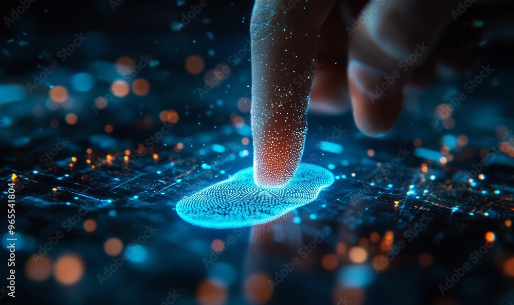 Fingerprint Scanner Enhancing Transaction Security And Cybersecurity