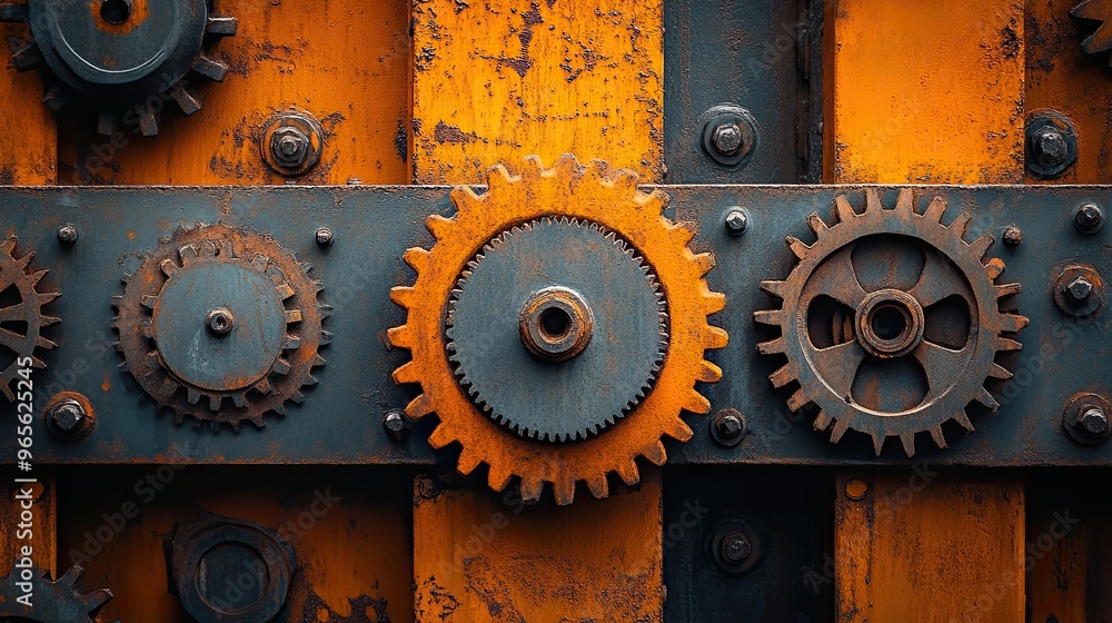 13. The steel frameworks of industrial buildings merge with the ...